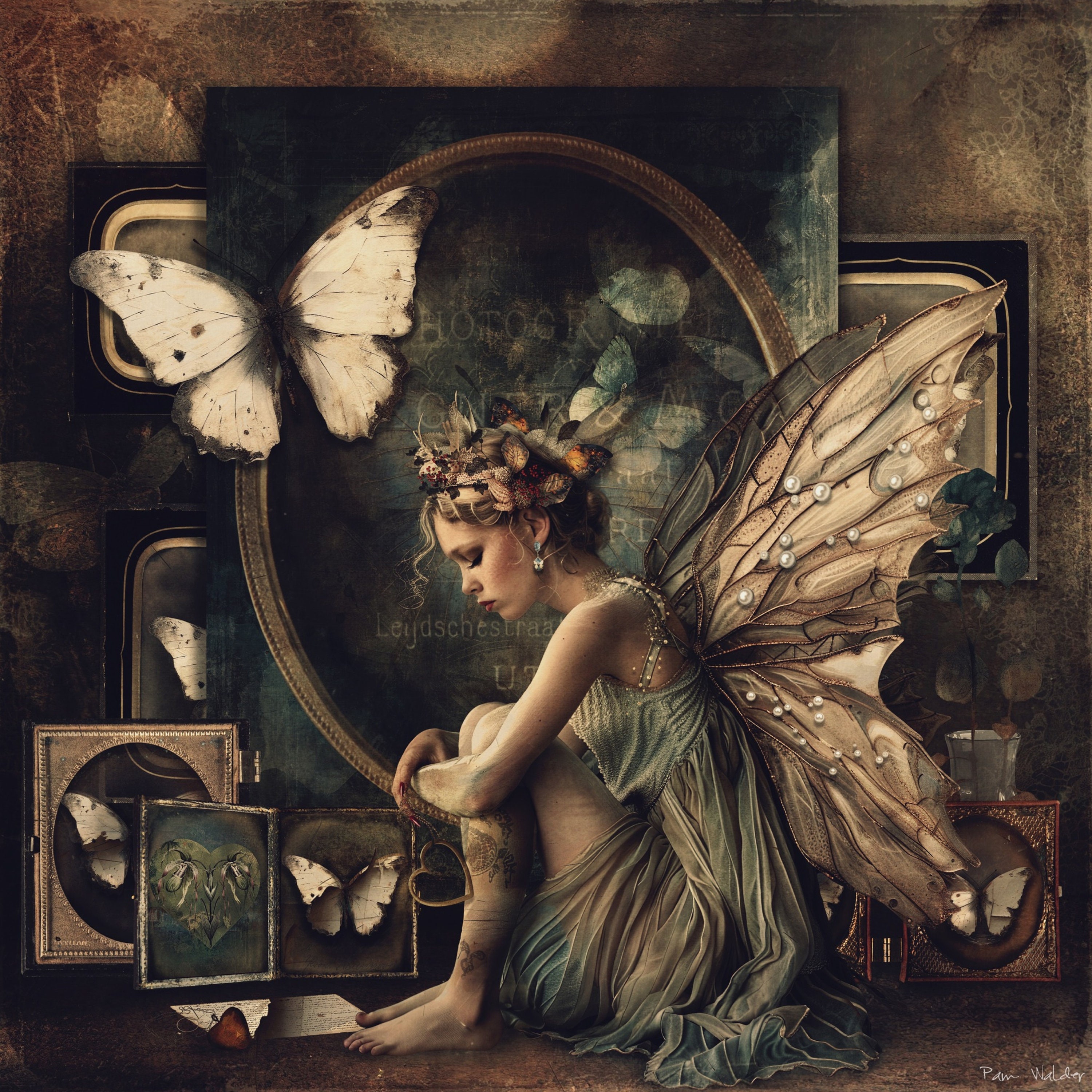 Winged Fairy Portrait Art: Ladies & Girls, Commercial Use (digital Art ...