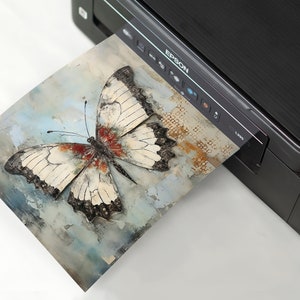 Mixed Media Butterflies, Butterfly Journal Pages, Grunge/painterly ...