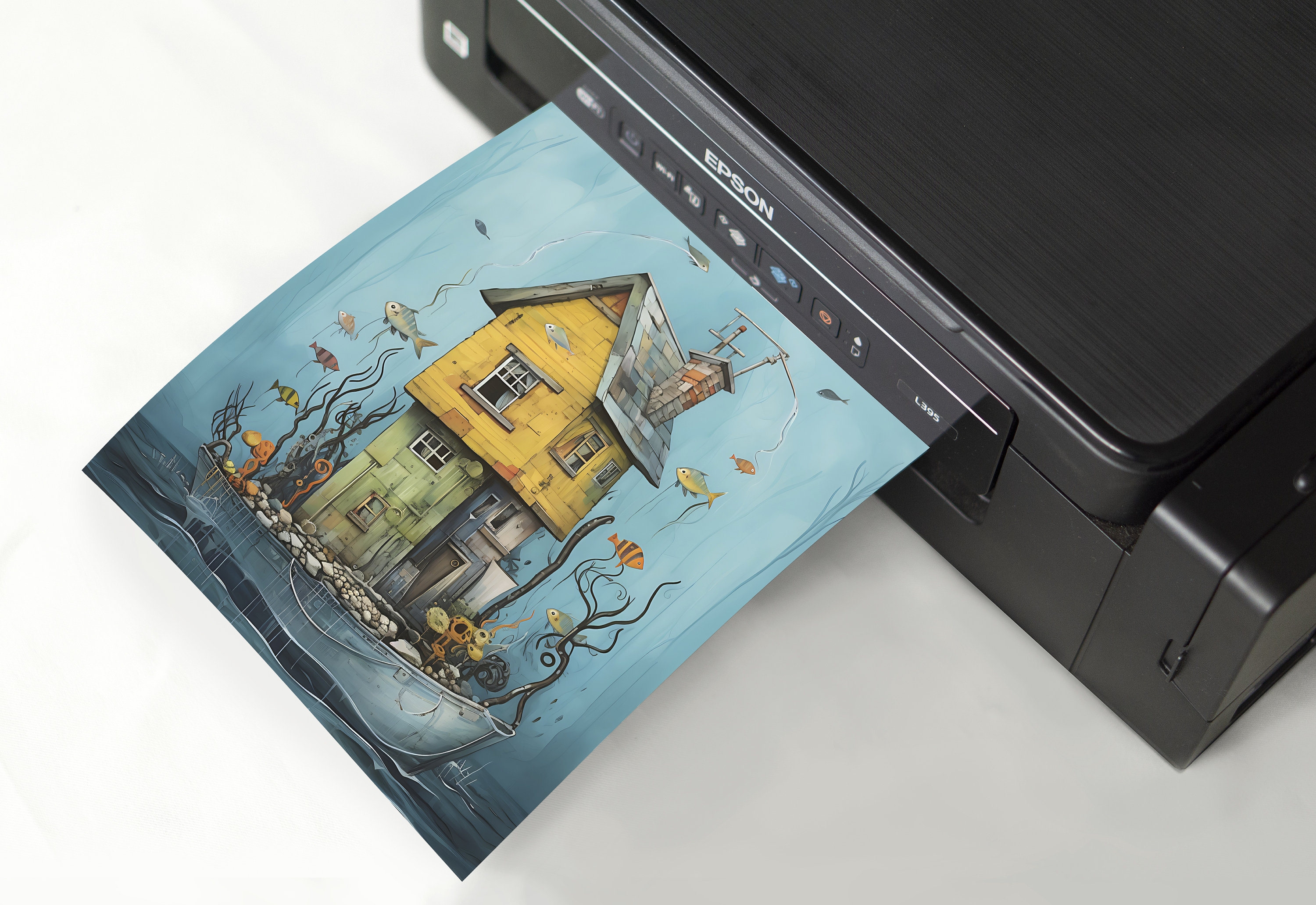 Whimsical House Backgrounds: Colorful Dwelling Papers, Commercial Use ...