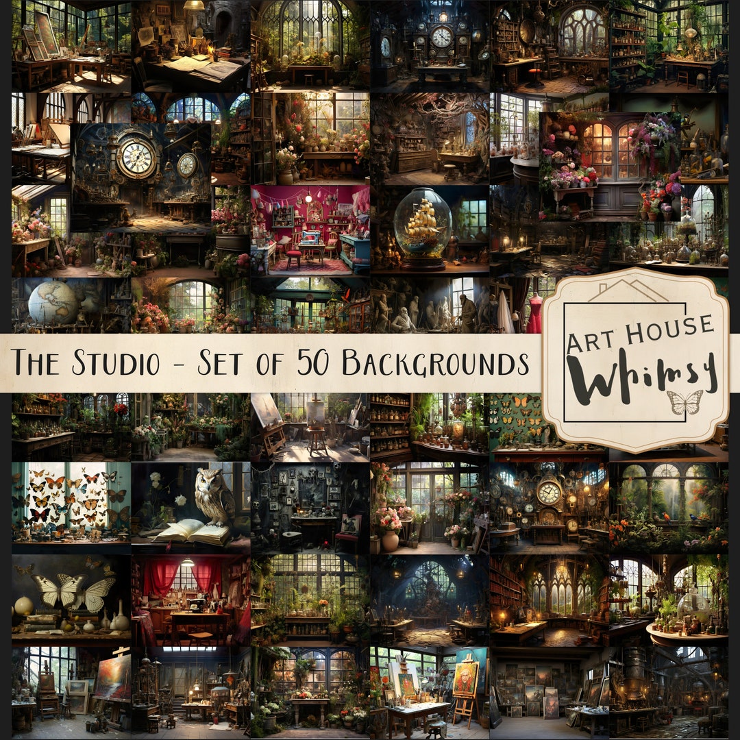 The Studio - 50 Creative Studio Backgrounds, Digital Download ...