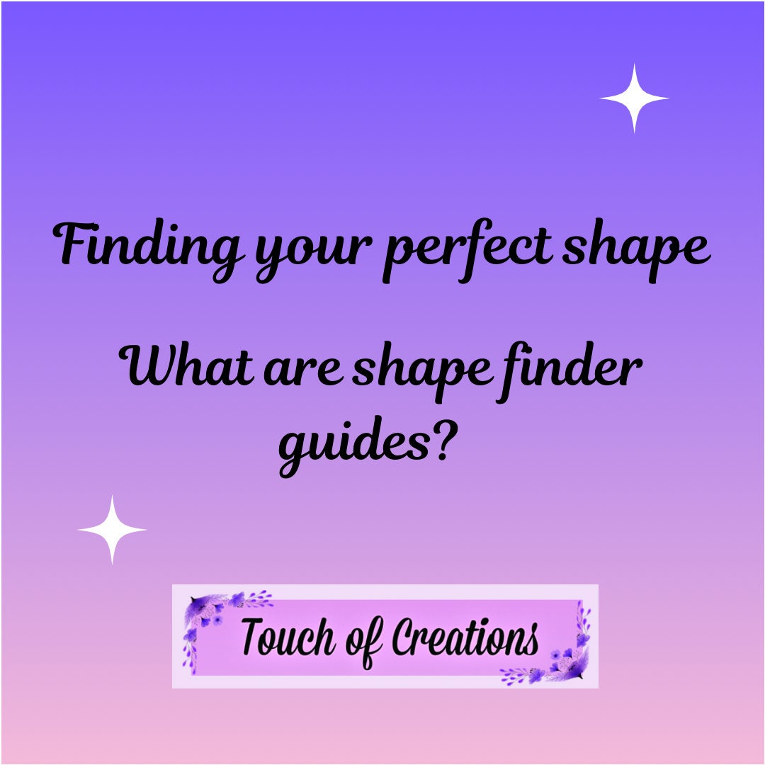 Shape Finder Guide, Press on Nails , Find Shape/length, Shape Finder ...