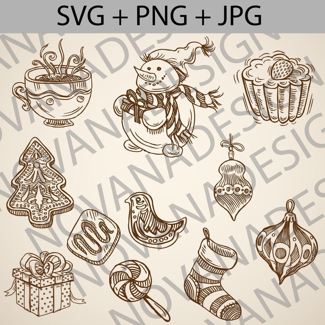 Retro Christmas Svg Retro Christmas Christmas Designs - Etsy