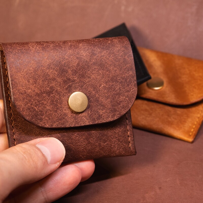 Leather Coin Pouch - Etsy