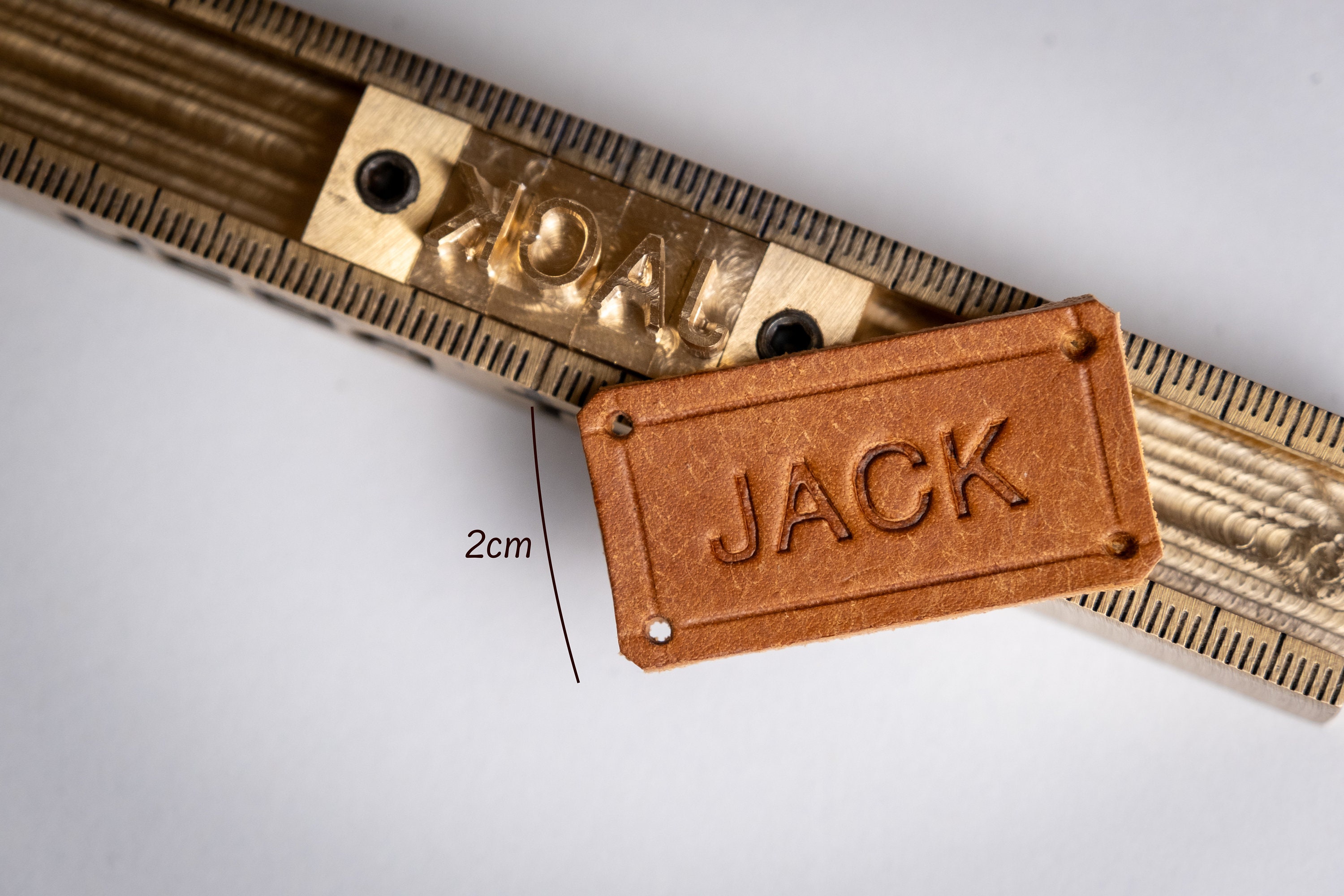 Personalised Leather Tag, Personalized Leather Label, Custom Leather ...