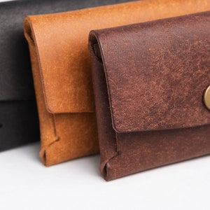 Premium Leather Mini Purse Wallet. Small & Minimalist - Etsy
