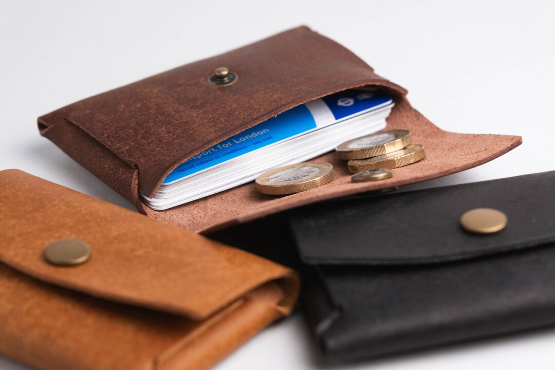 Premium Leather Mini Purse Wallet. Small & Minimalist - Etsy