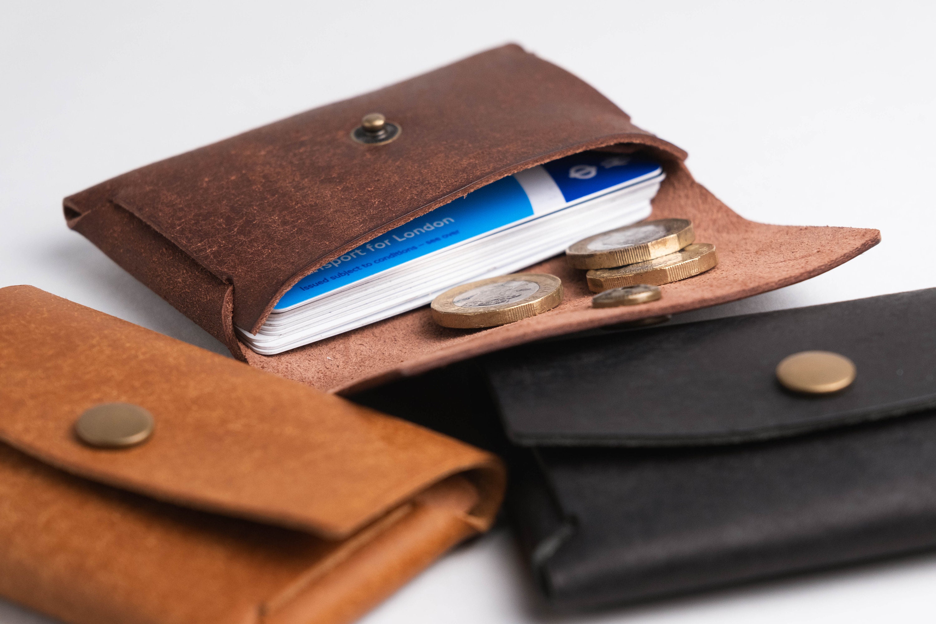 Premium Leather Mini Purse Wallet. Small & Minimalist - Etsy