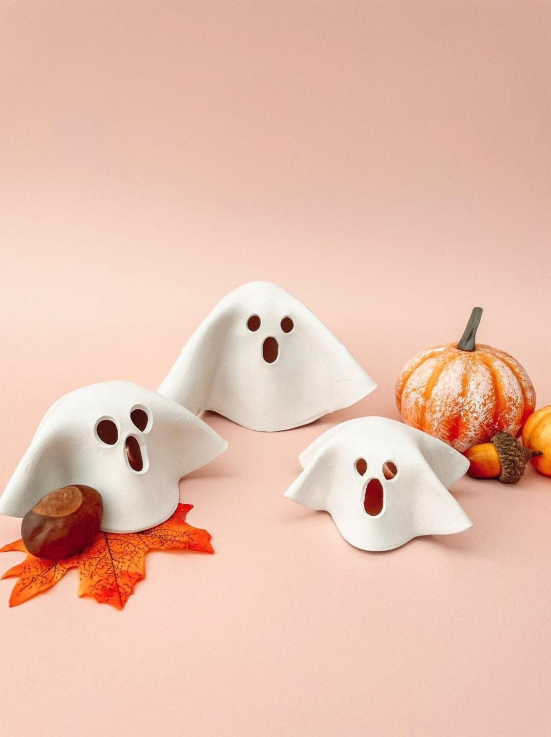 Clay Ghosts | Spooky Ghouls | Halloween Season | Birthday Gift | Ghosts ...