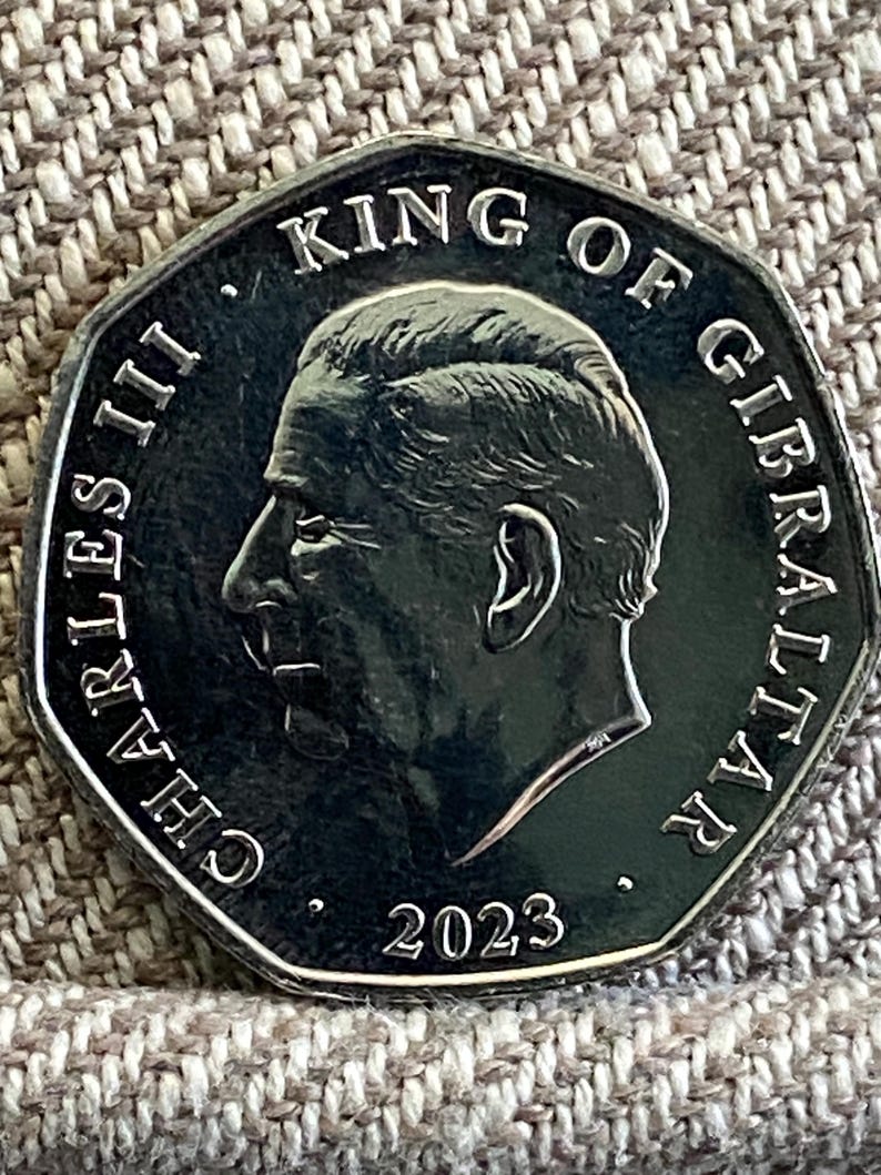 Christmas Snowman 50p Unc Coin Gibraltar Uncirculated Fifty Pence Decal ...