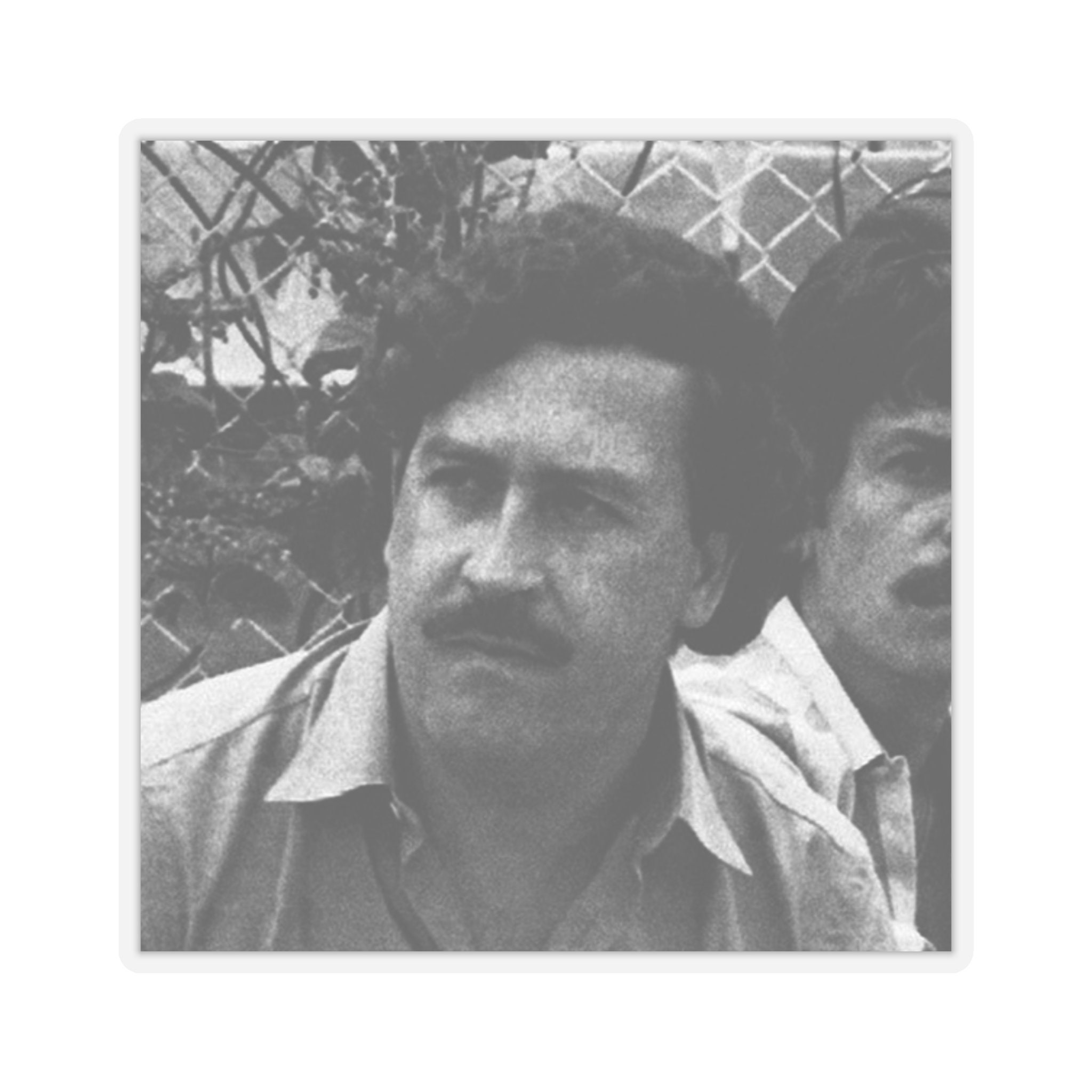 Pablo Escobar Kiss-cut Sticker 100% Vinyl Peel off Back 4 - Etsy