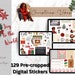 Christmas Vibes⎮ Digital Planner Stickers⎮pre-cropped Goodnotes & PNG ...