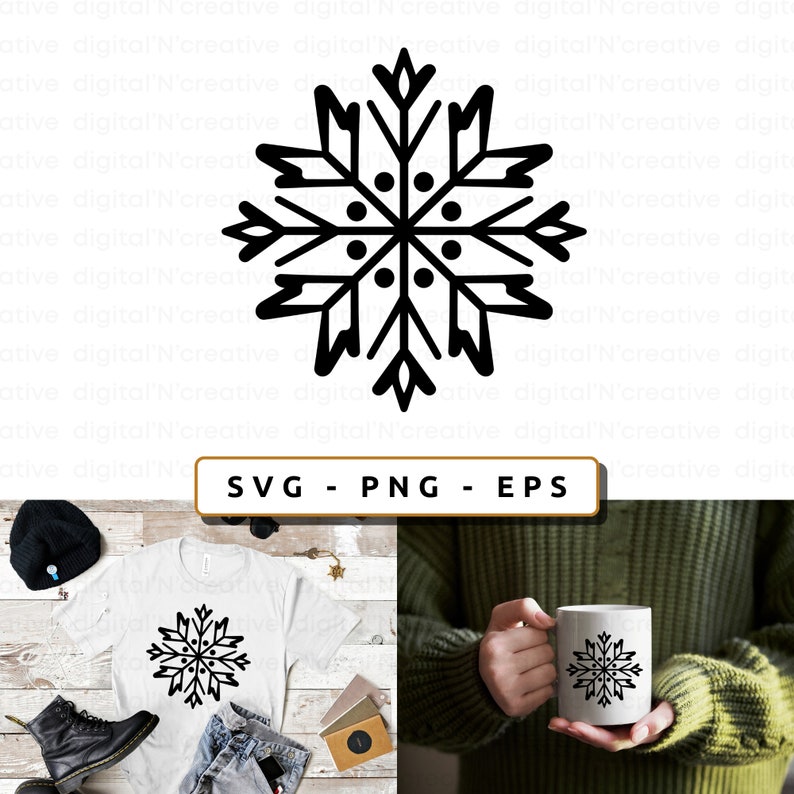 Snowflakes Svg Snow Flakes Svg Bundle Snowflake Png Snowflake Vector ...