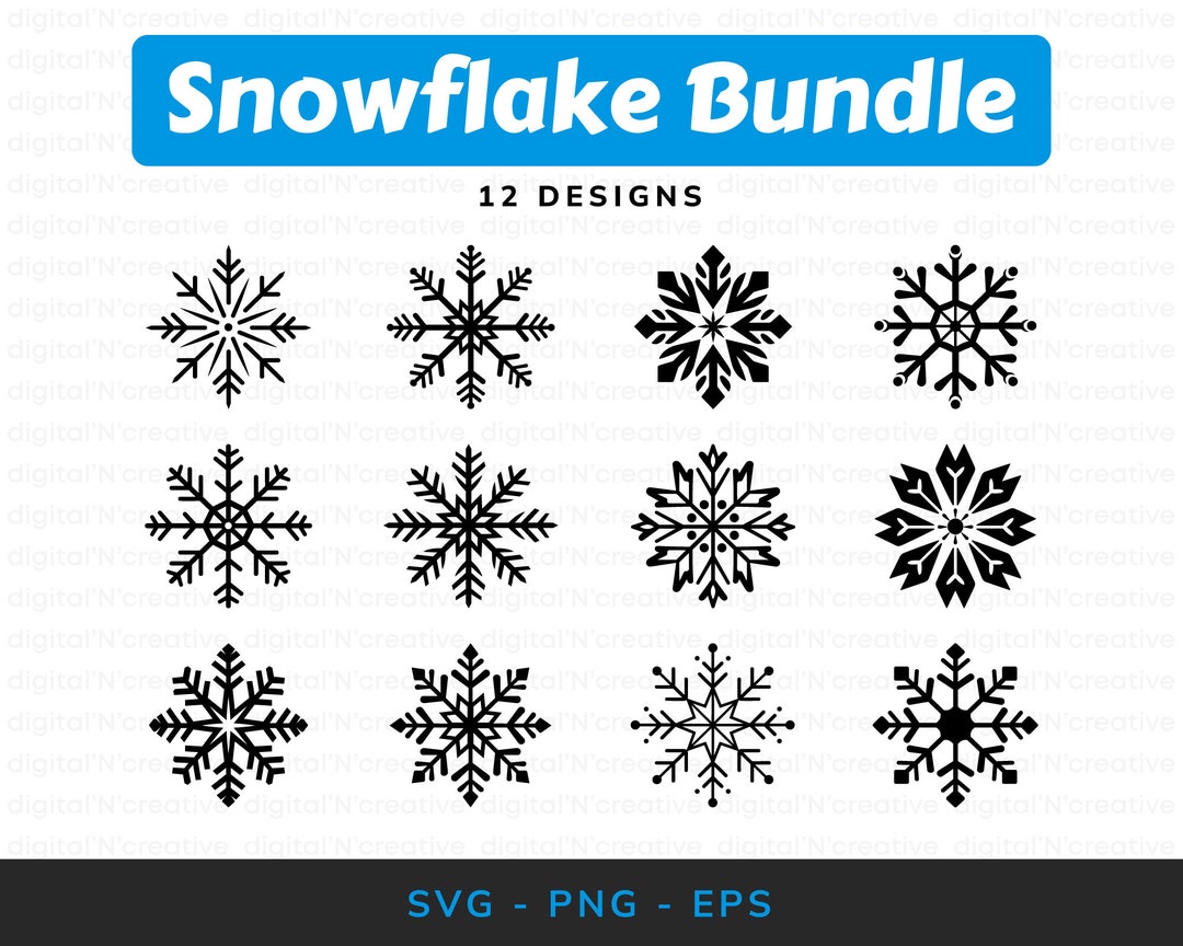Snowflakes Svg Bundle Snowflakes Svg Christmas Svg Xmas Svg Decoration