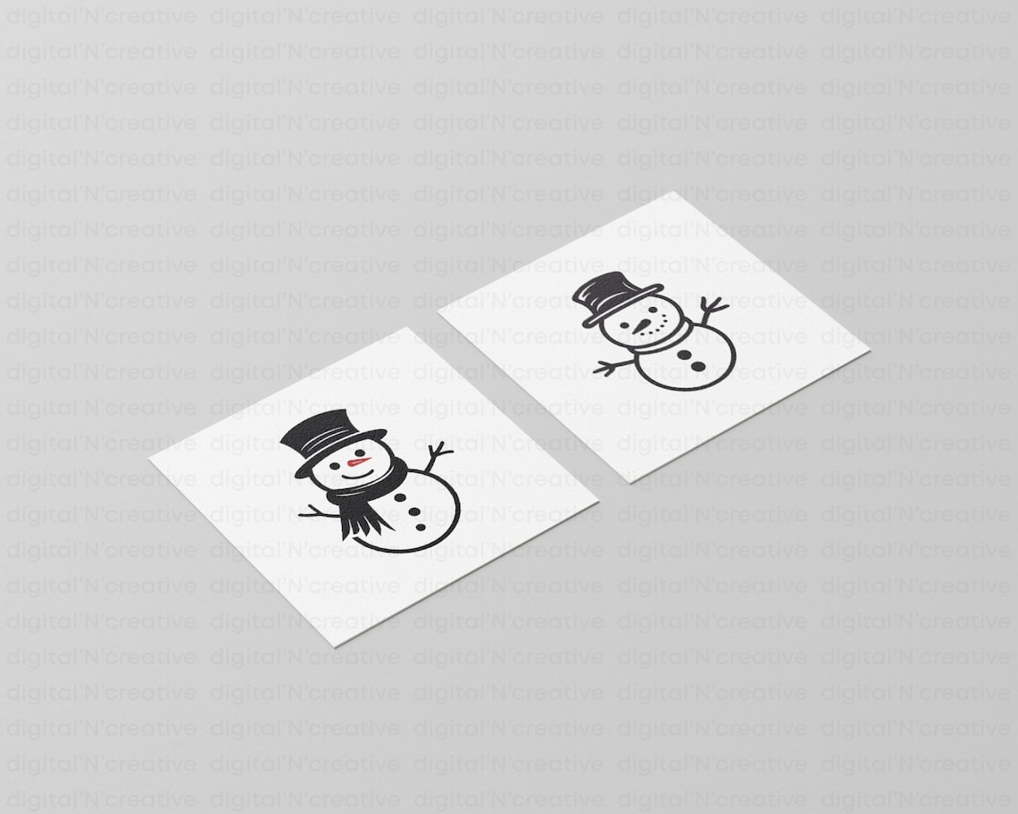 Big Snowmen Bundle Snowman SVG Snowmen SVG Snowman Bundle Clipart ...
