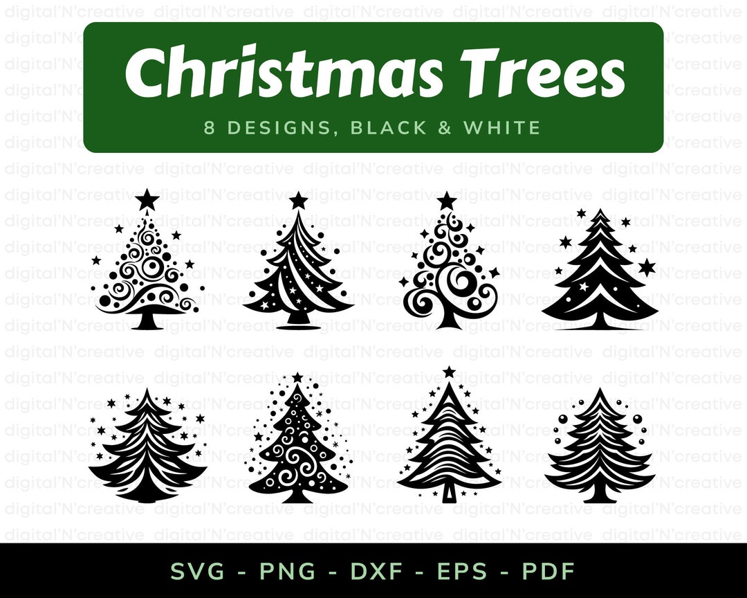 Christmas Tree SVG Bundle Christmas Svg Christmas Tree Svg Christmas ...