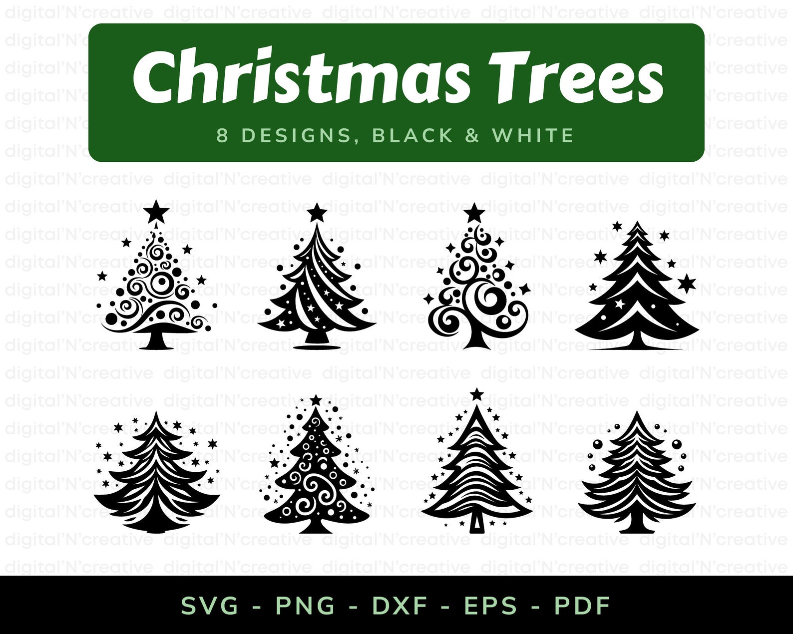 Christmas Tree SVG Bundle Christmas Svg Christmas Tree Svg Christmas ...