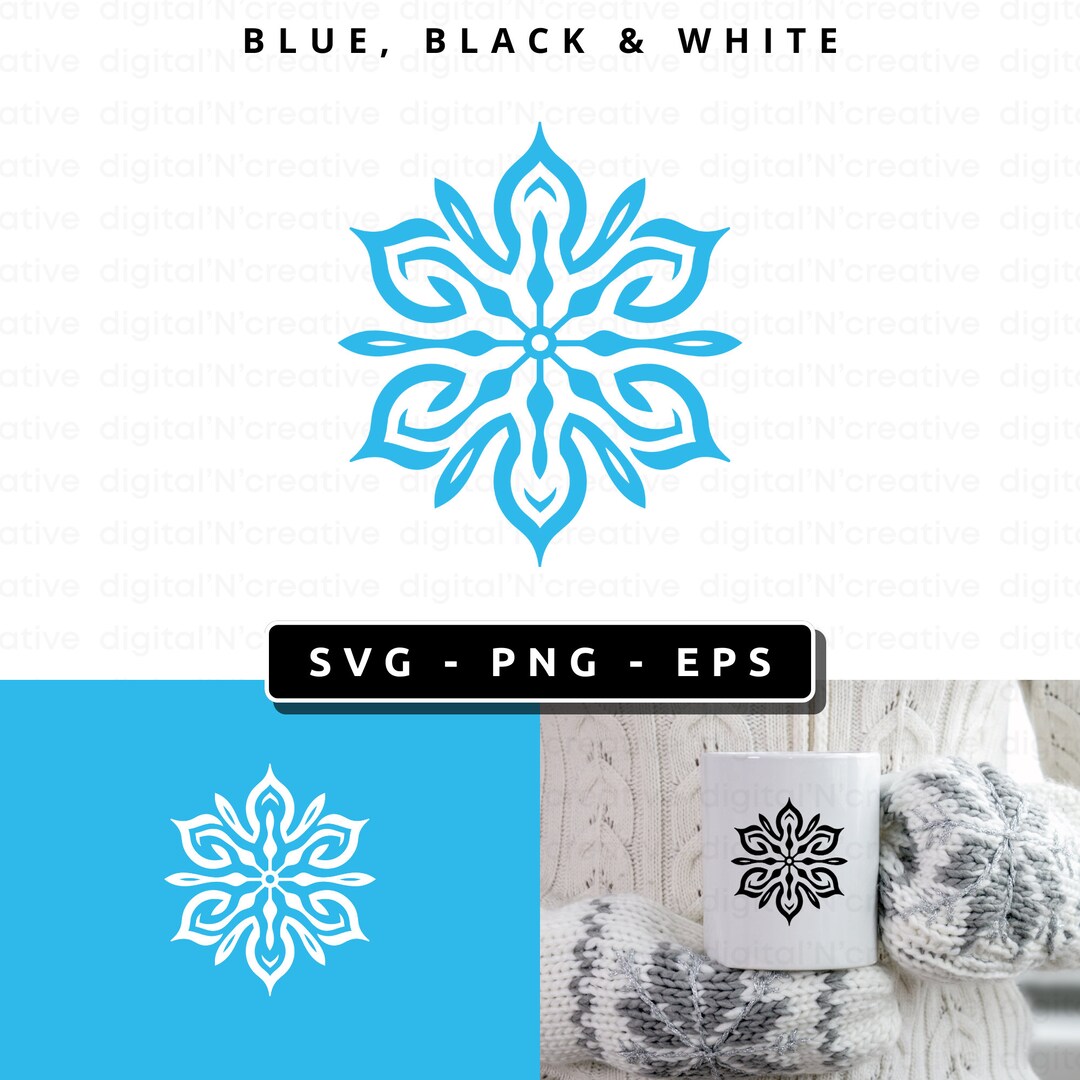 Snowflakes Svg Christmas Ornaments Snow Flake Svg Clipart Snowflake Svg ...
