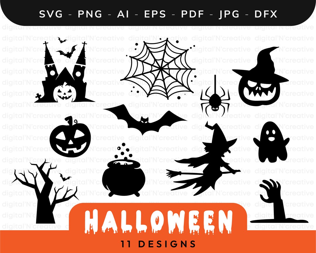 Halloween Bundle, Halloween Svg Bundle, Halloween Gift Idea Svg, Fall ...