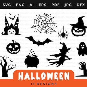 Halloween Bundle, Halloween Svg Bundle, Halloween Gift Idea Svg, Fall ...
