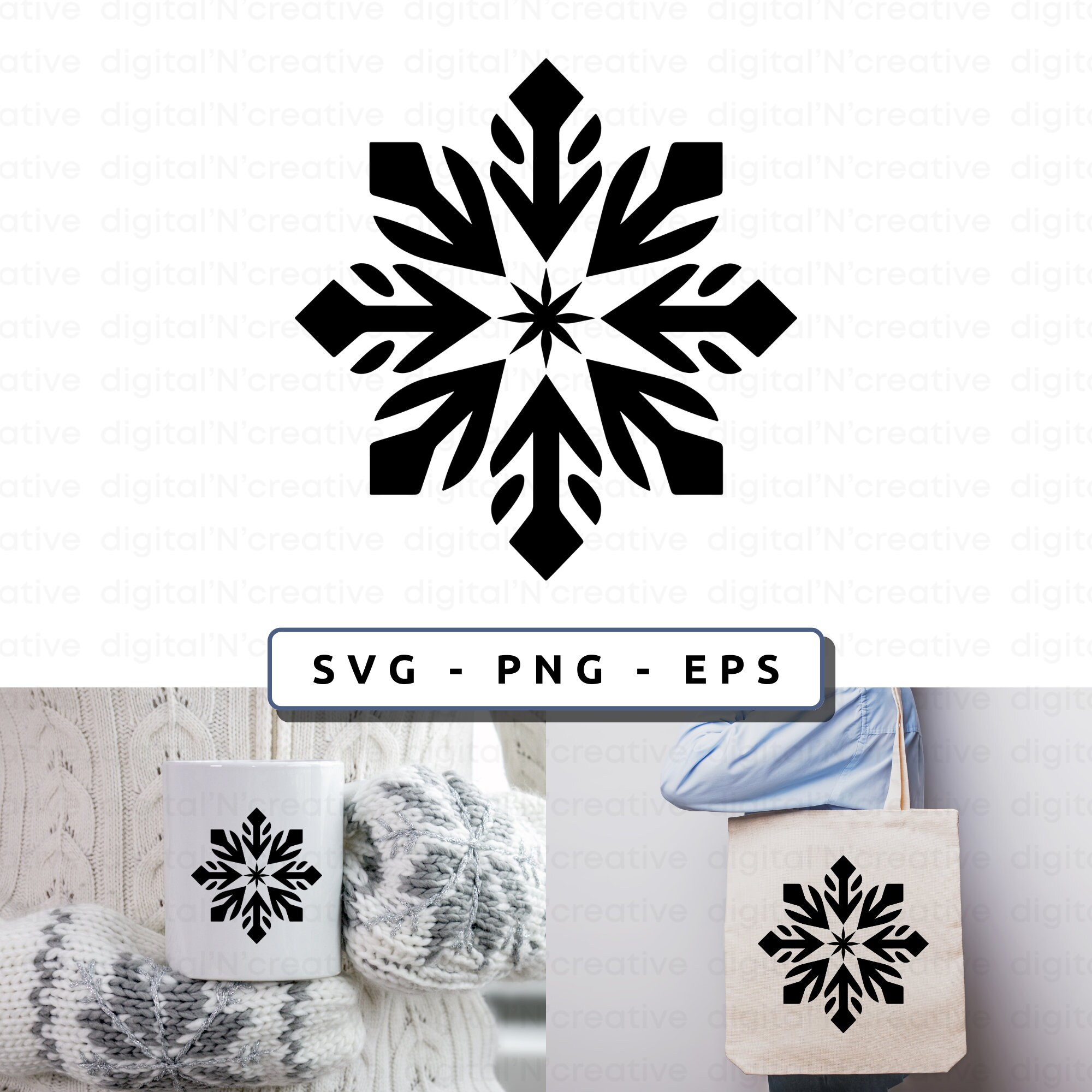 Snowflake SVG Snowflakes SVG Christmas Svg Xmas Svg Decoration SVG Snow ...