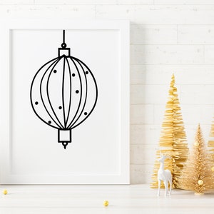 12 Christmas Bauble Clipart Hanging Baubles Bauble Clipart Festive ...