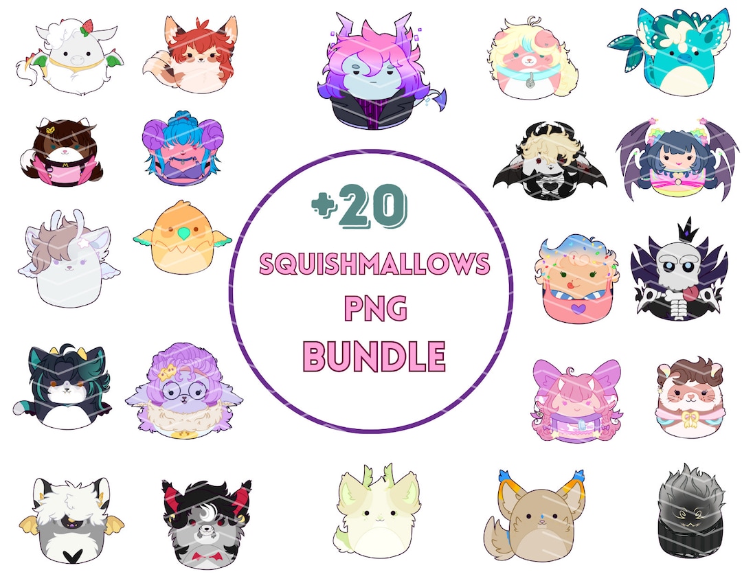 20 Squishmallows Png Clipart Images on Transparent Background ...
