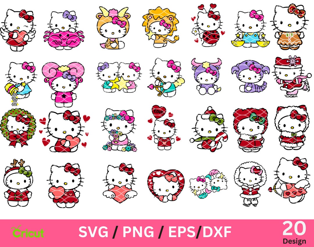 Kawaii Kitty Svg Kawaii Kitty Svg Bundle Cute Cat Svg Kitty - Etsy Australia