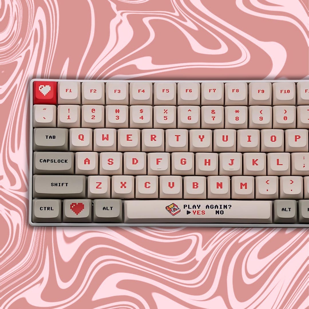 Retro Computer Gaming Keycaps Custom Artisan Gameboy Keycaps for ...