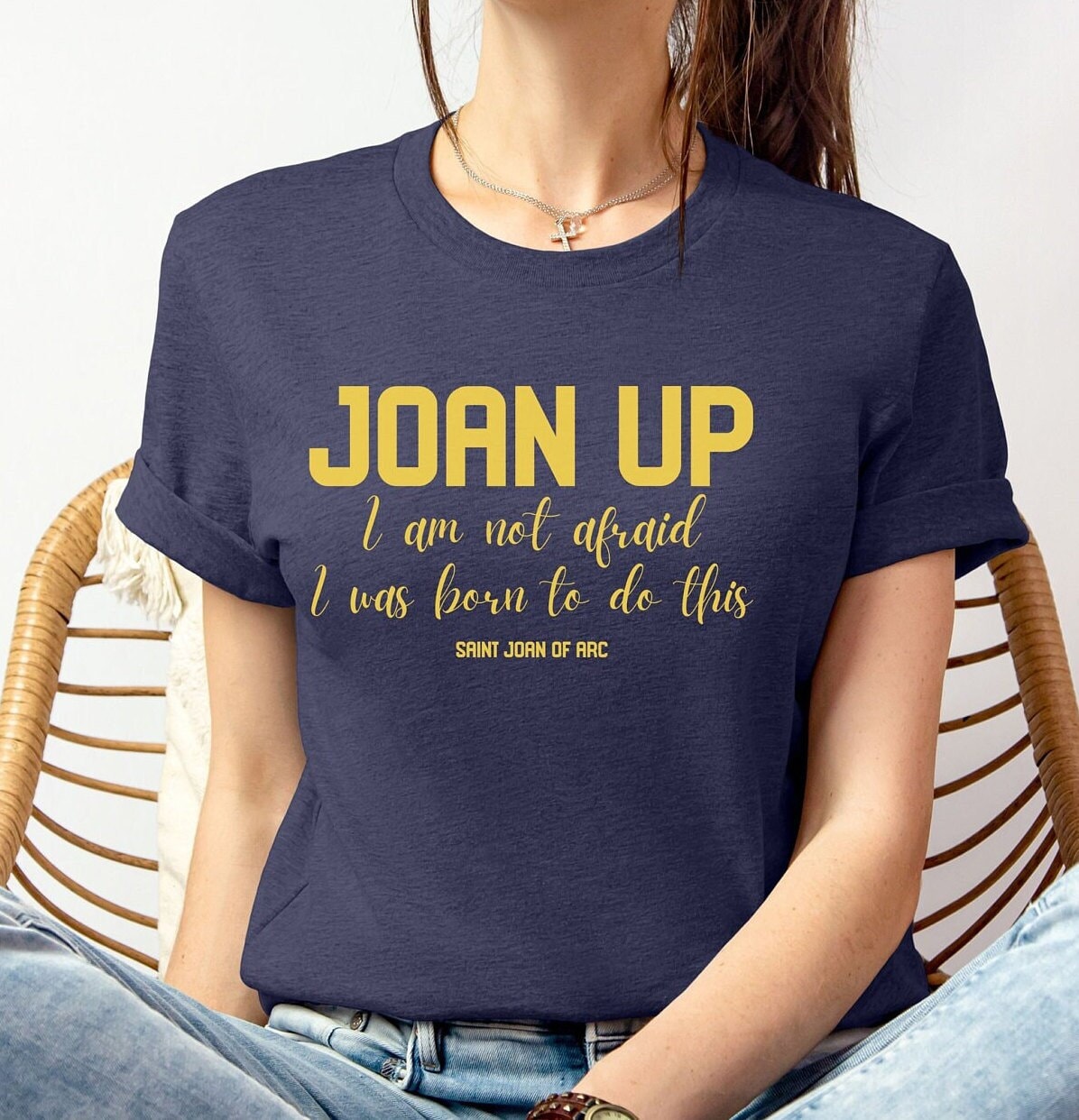 Joan of Arc Shirt, Catholic Saint Shirt, Confirmation Gift, Christian ...