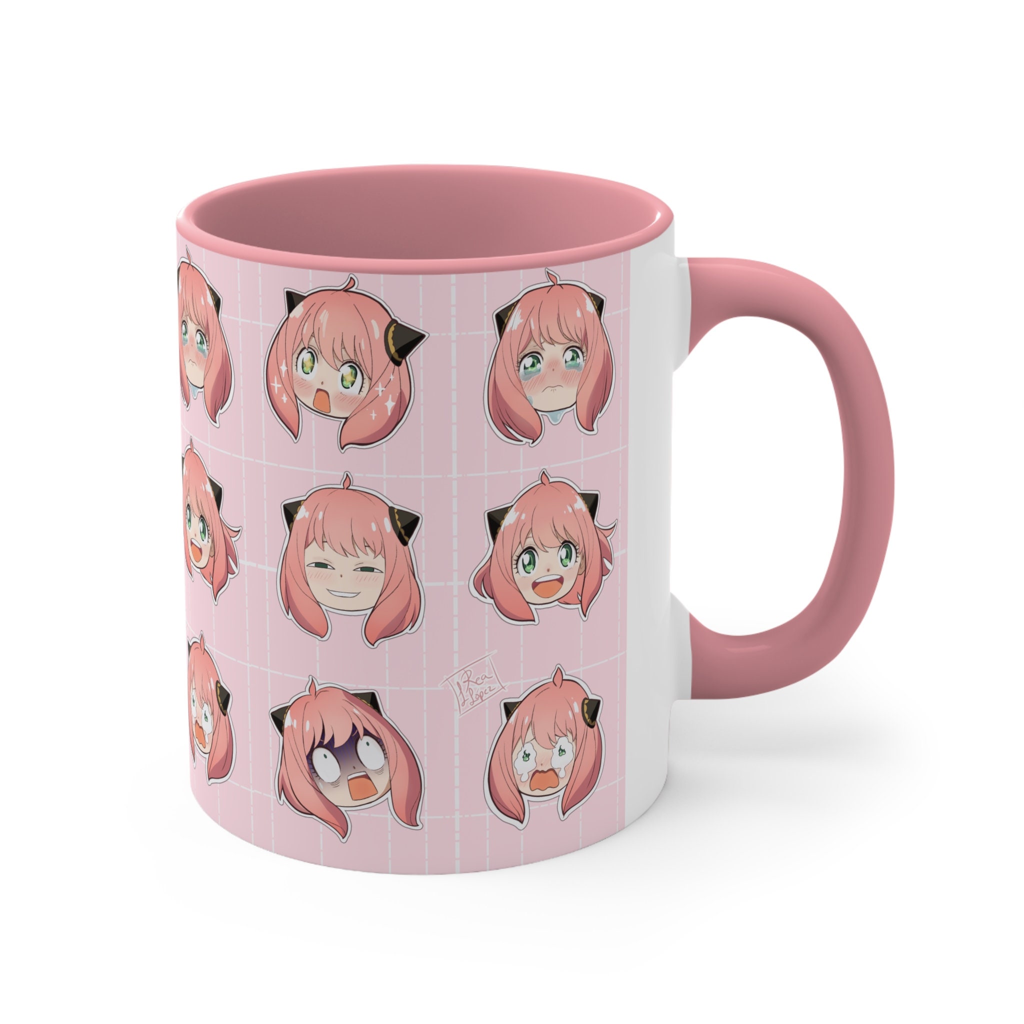 Two-tone Anime Coffee Mug, Anya Forger, 325 Ml - Etsy