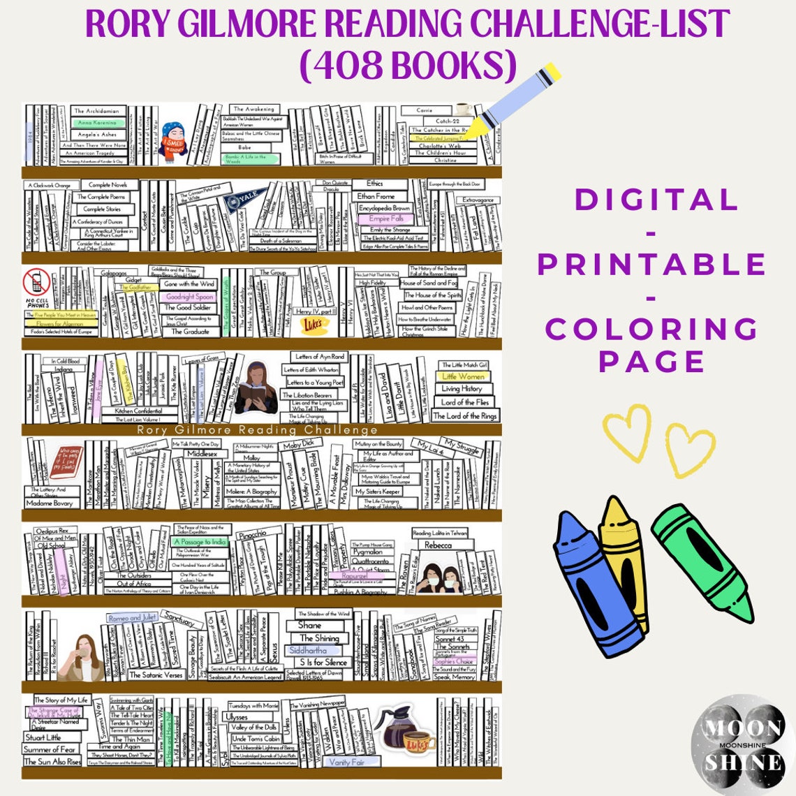 Rory Gilmore Reading Challenge List | Rory Gilmore Reading Challenge ...