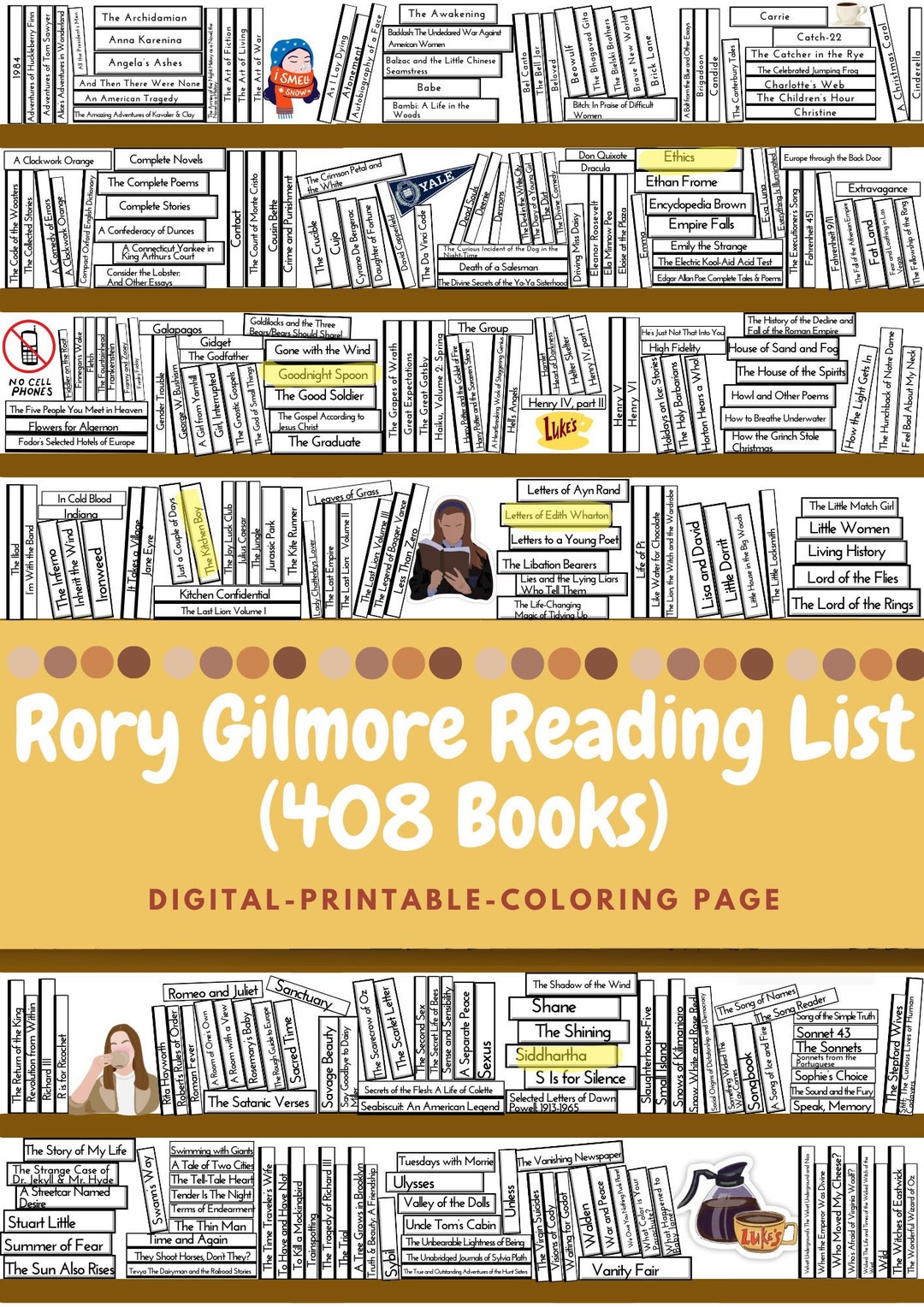 Rory Gilmore Reading Challenge List | Rory Gilmore Reading Challenge ...