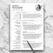 ATS Resume Template Resume Template Word CV Template Word - Etsy
