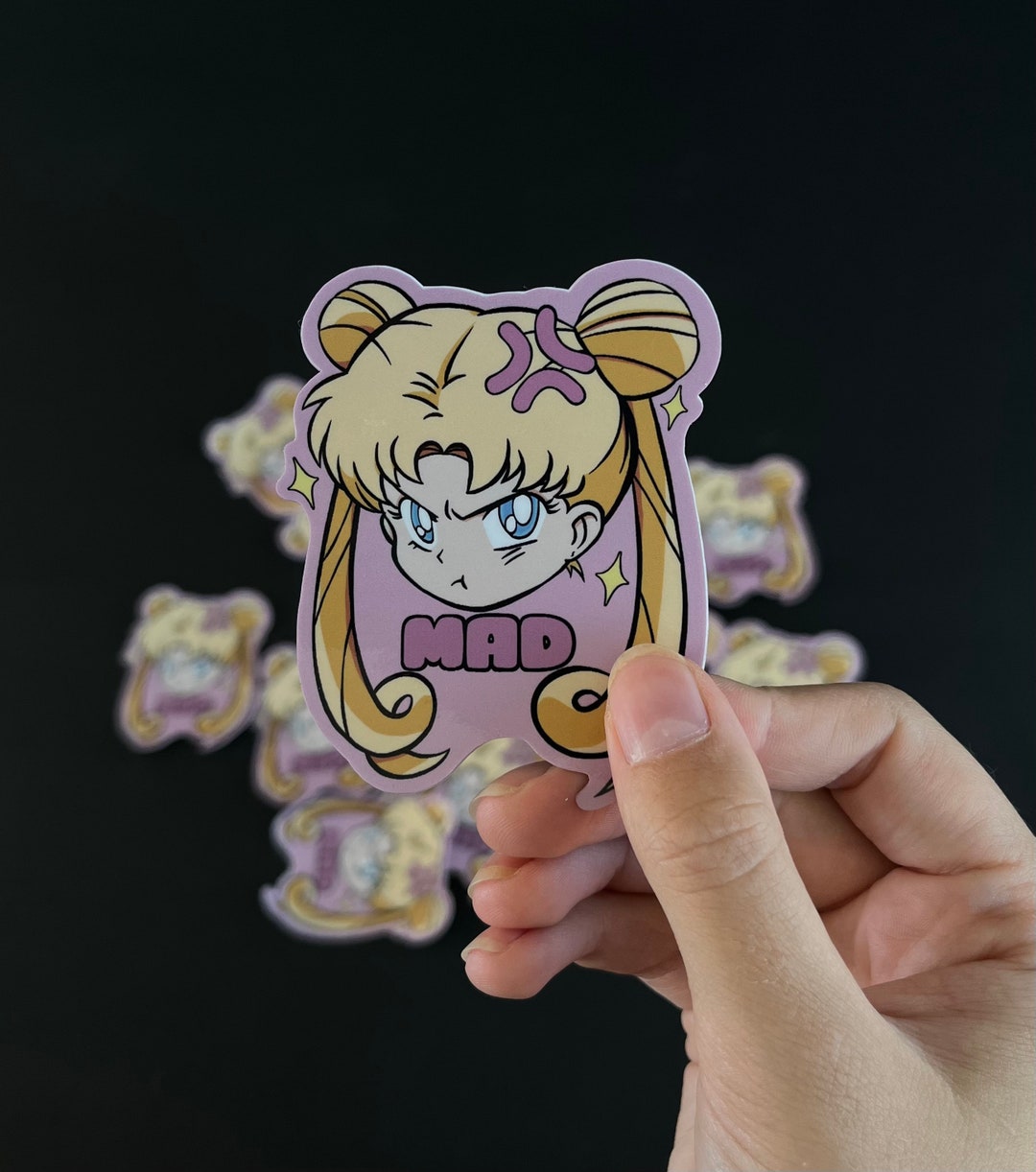 Sailor Mad | Anime | Glossy Vinyl Sticker - Etsy