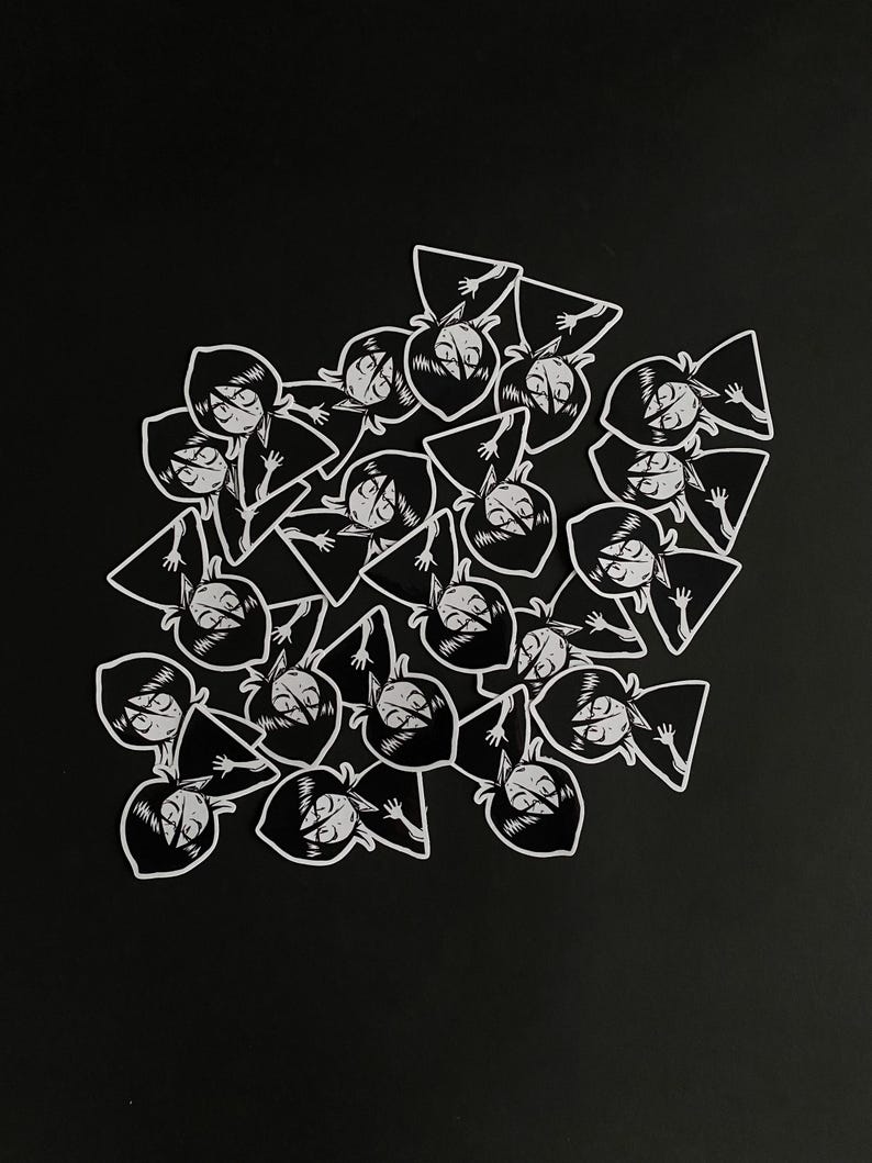 Rukia Anime Glossy Vinyl Sticker - Etsy