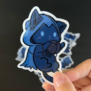 Omen Cat | Valorant | Glossy Vinyl Sticker - Etsy