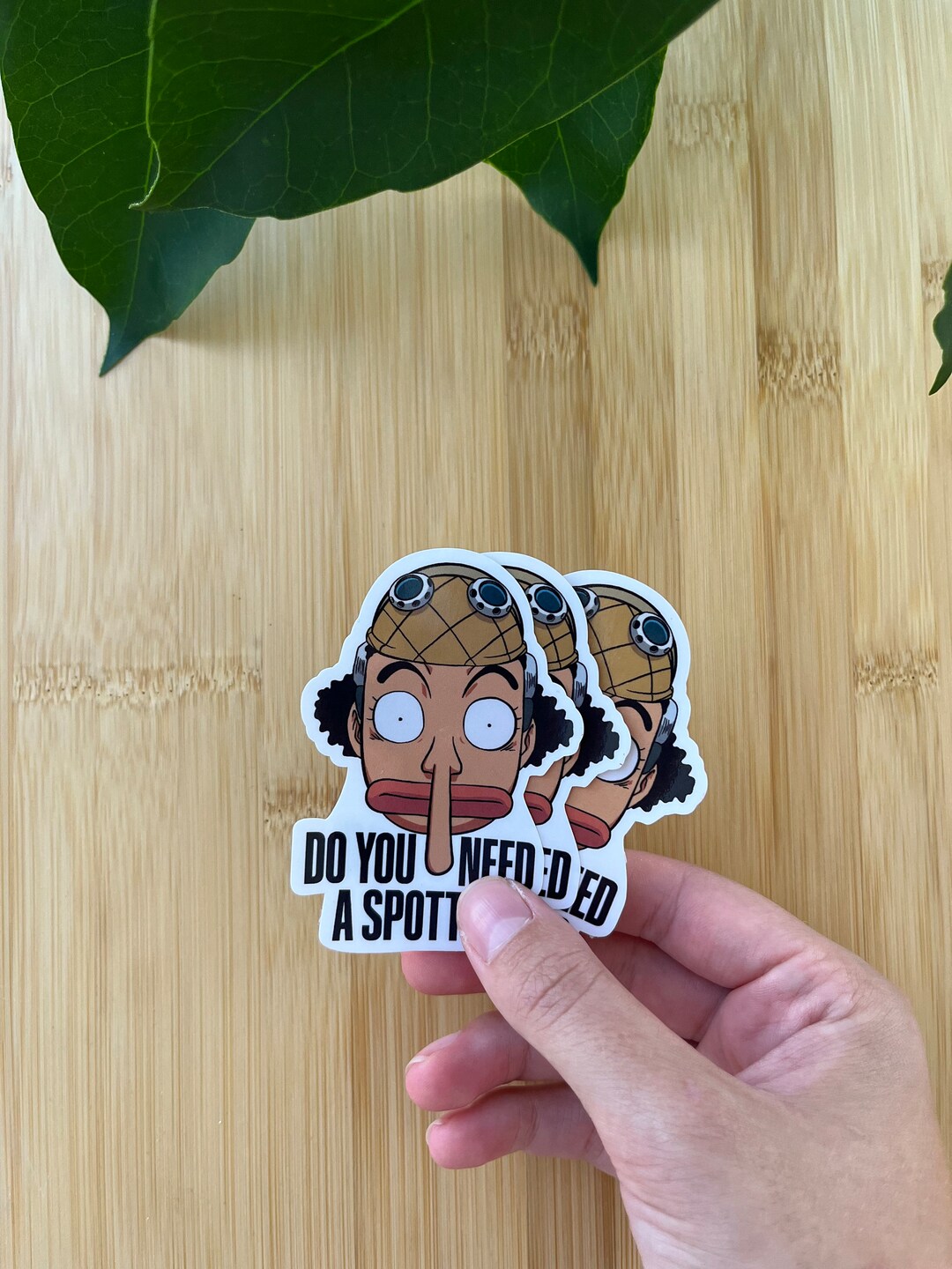 Do You Need a Spotter | Anime | Glossy Vinyl Sticker - Etsy