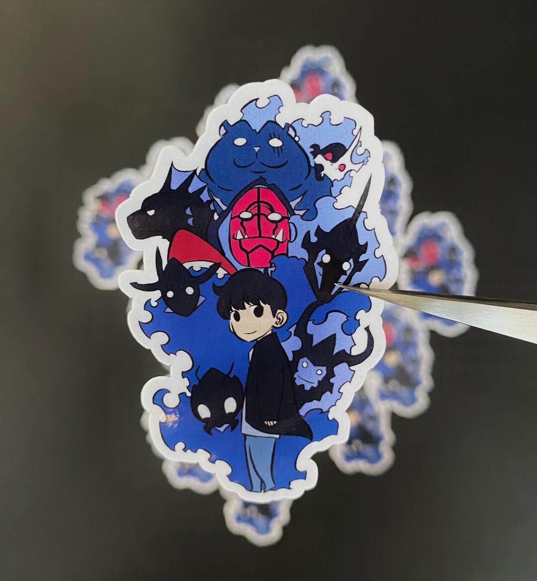 Sung Shadow Monarch | Anime | Glossy Vinyl Sticker - Etsy