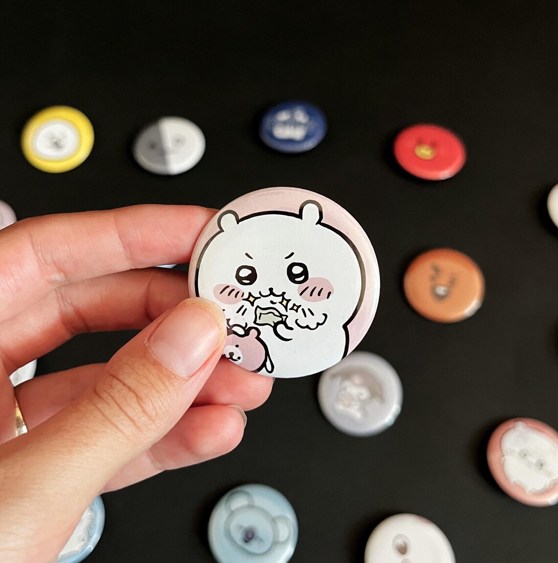 Anime Button Pin - Etsy