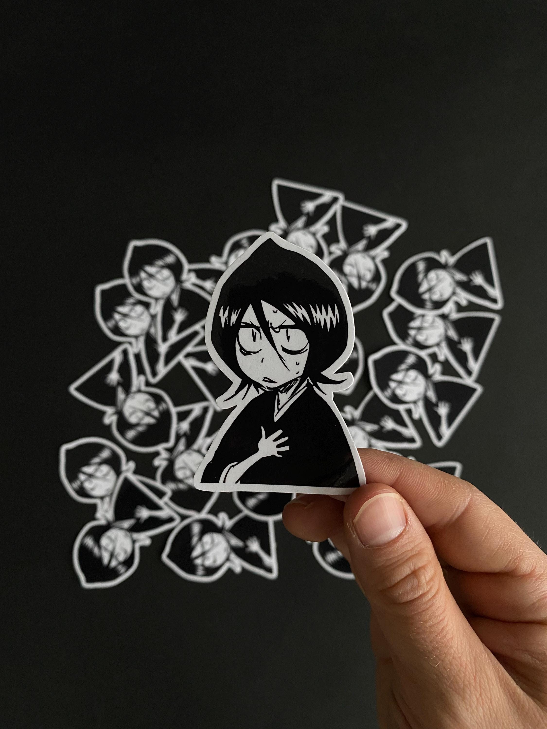 Rukia Anime Glossy Vinyl Sticker - Etsy