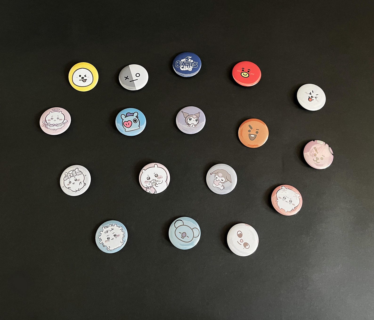 Anime Button Pin - Etsy