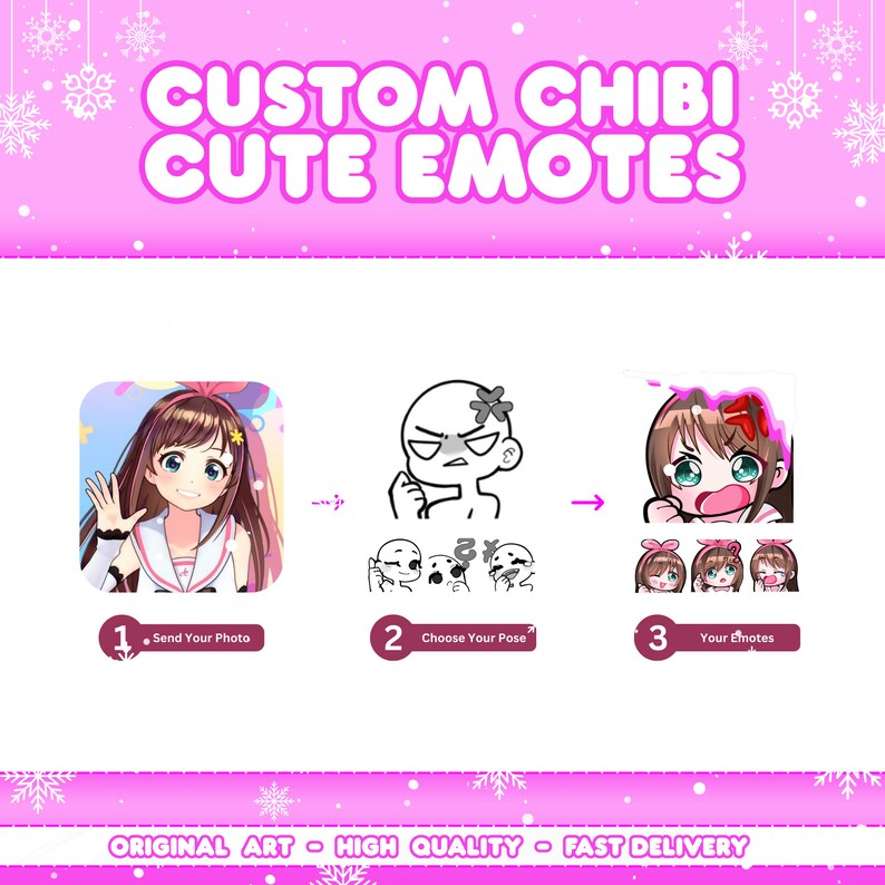 High-quality Custom Twitch Emotes, Kick Emote, Animated Emotes, Vtuber ...