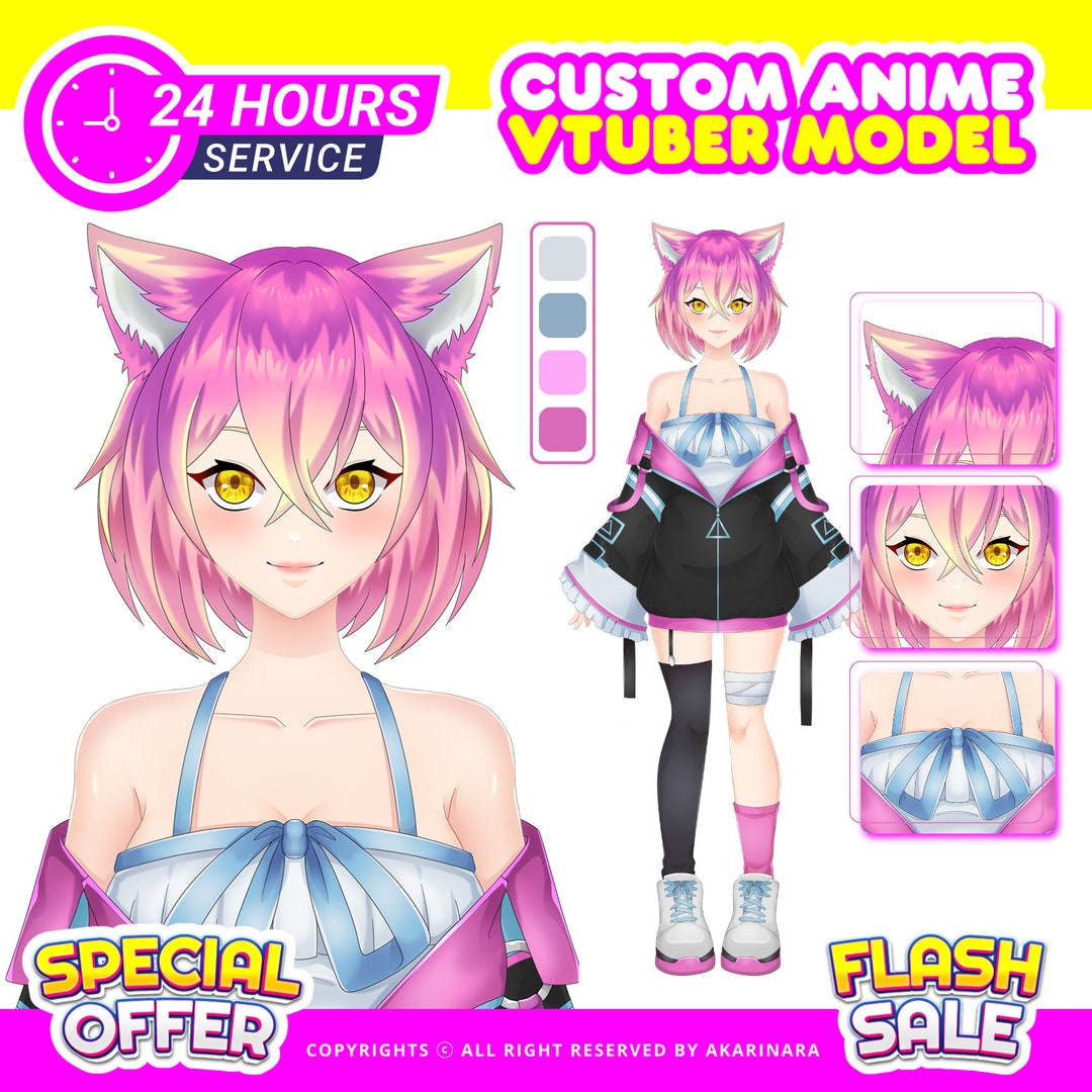 Design Live2d Vtuber Custom Live2d Model Vtuber Model Rigging Vtuber ...