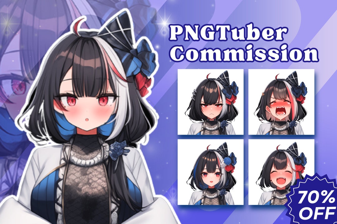 Custom Pngtuber Pngtuber Pngtuber Character Pngtuber Commission ...
