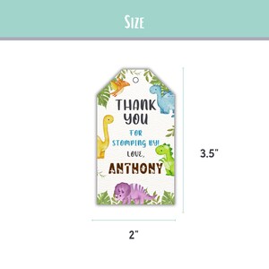 Instant Download | Dinosaur Birthday | Dinosaur Thank You Card ...