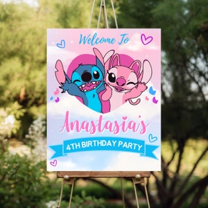 Stitch Thank You Card | Welcome Sign | Instant Download | Welcome Cross ...