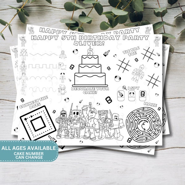 Roblox Printable - Etsy