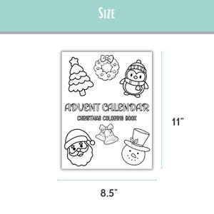 Advent Calendar Coloring Pages | Printable Christmas Countdown | Fun ...