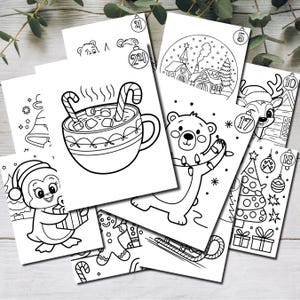 Advent Calendar Coloring Pages | Printable Christmas Countdown | Fun ...