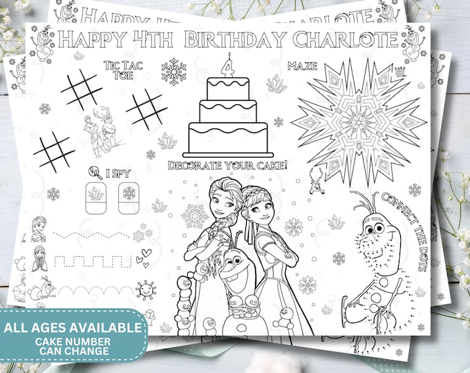 Frozen Elsa Number for Birthday Party - Etsy